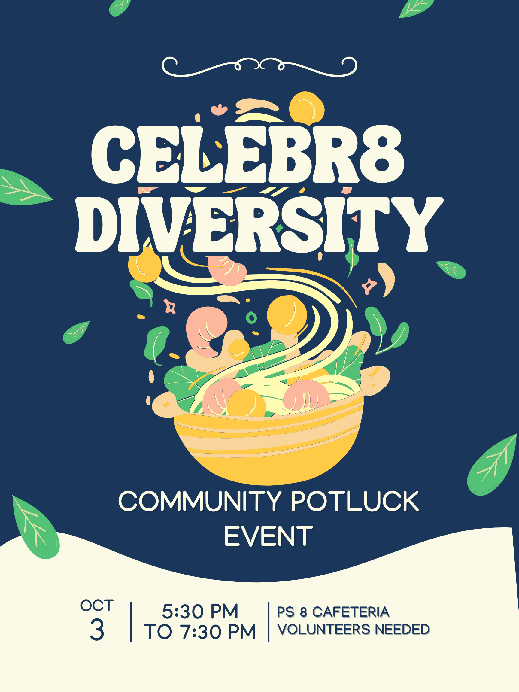 Celebr8 Diversity Potluck 2025 – PS8 Brooklyn
